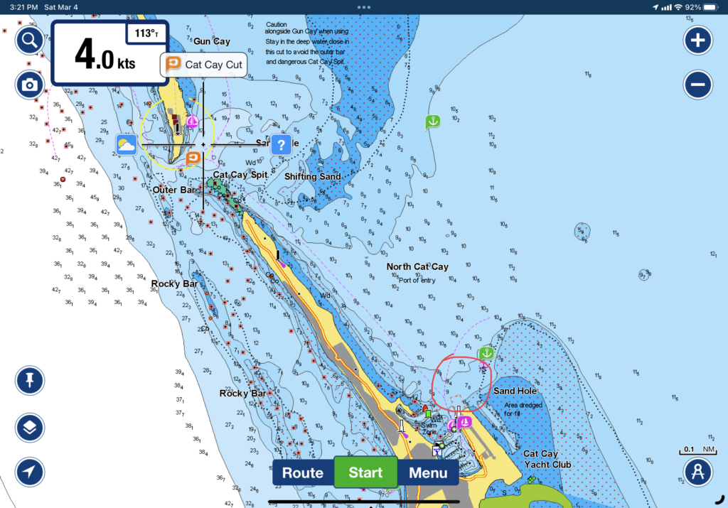 SV While One in Cat Cay - S/V While One